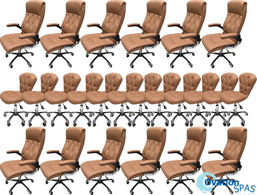 Customer Chair & Employee Chair Package - Nail Salon Stools — Ovation Spas