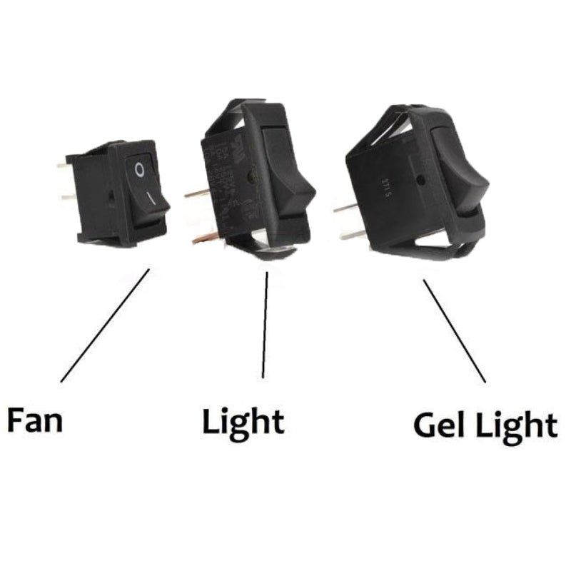 On-Off Switches for Nail Table — Ovation Spas