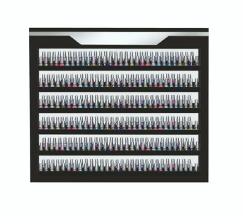 Double Tier Polish Rack - Wall Gel Polish Rack - OvationSpas — Ovation Spas